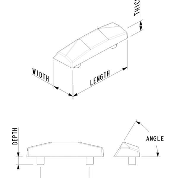 Handle Wedges (5mm Peg type) | Glazpart